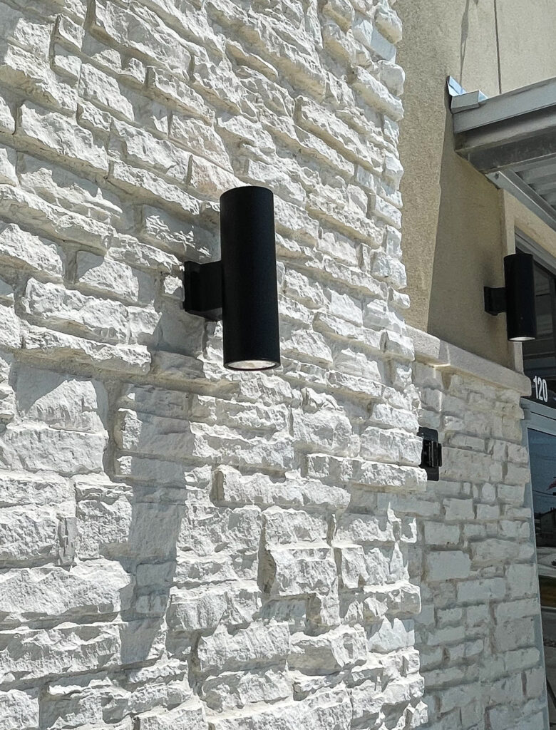 Austin Ledgestone Commercial Exterior - Texas Stone Designs